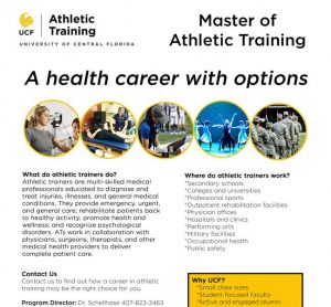 Master’s Program (MAT) - Athletic Training Program