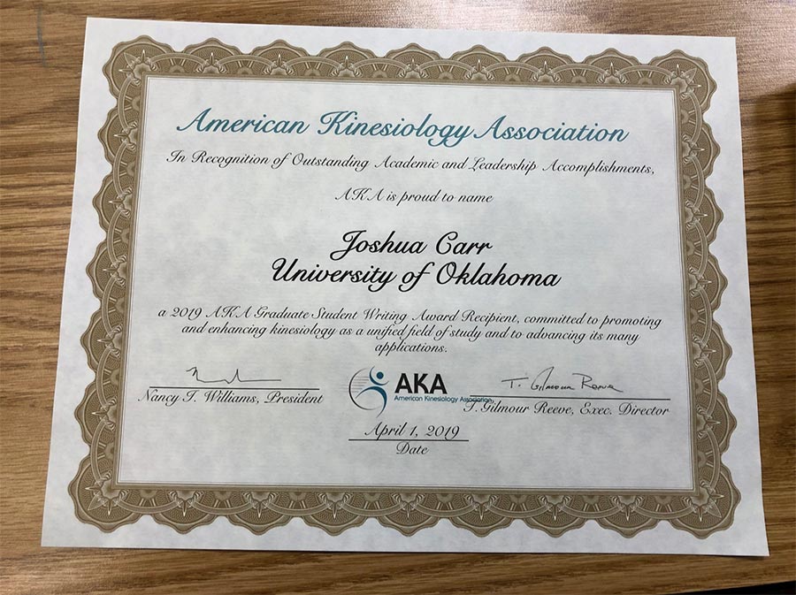 Student Collaborator Wins Prestigious Award College Of Health 